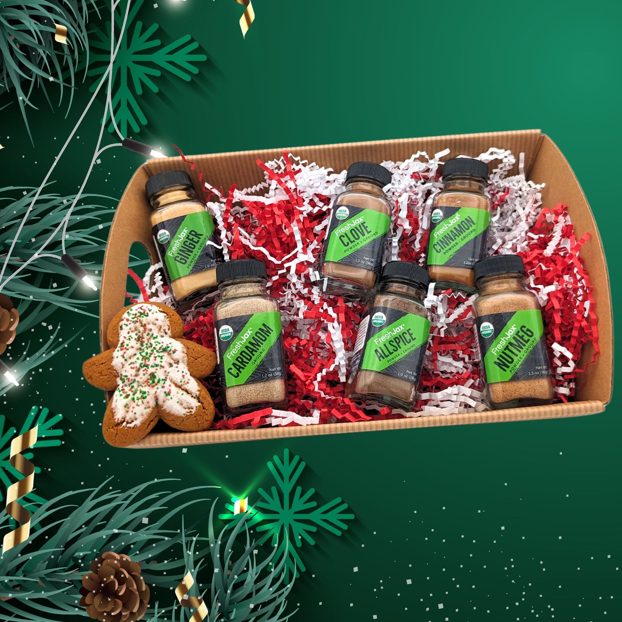 Organic Gingerbread Spices Gift Set