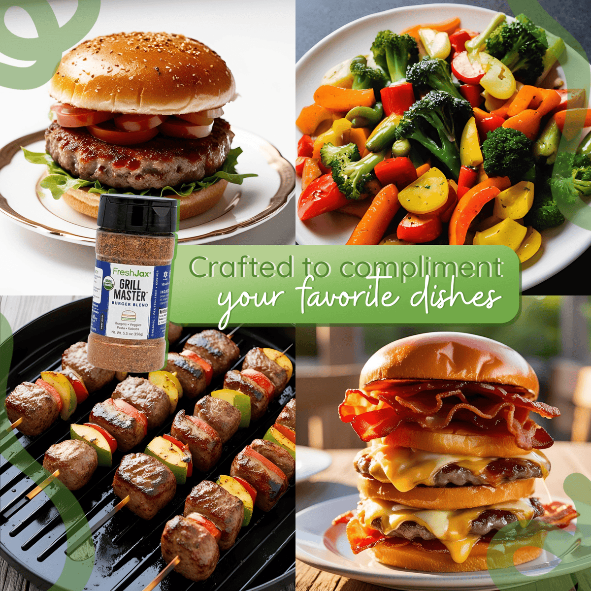 Grill Master Organic Burger Seasoning – For Burgers That Rule the Gril