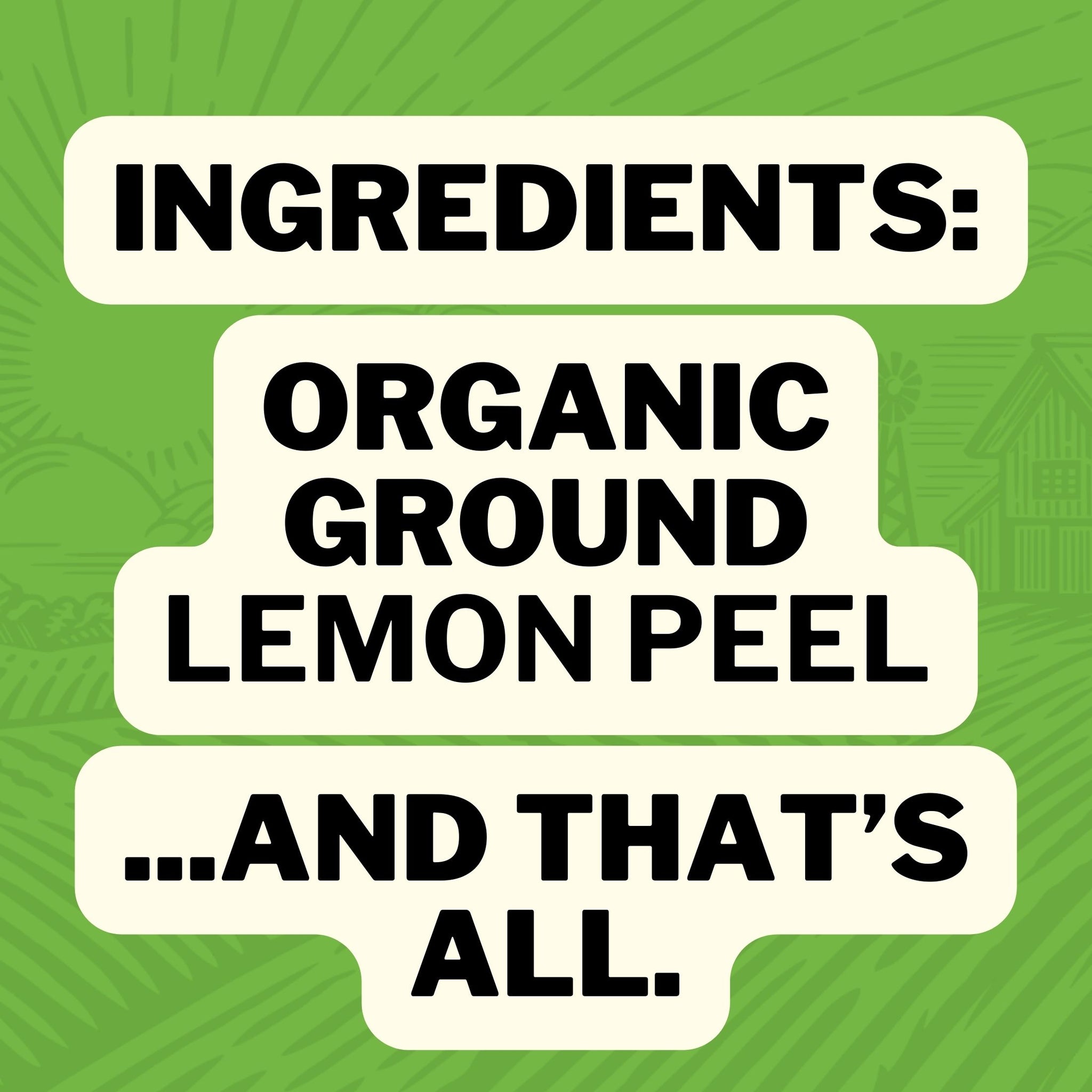 Organic Lemon Peel Powder – FreshJax