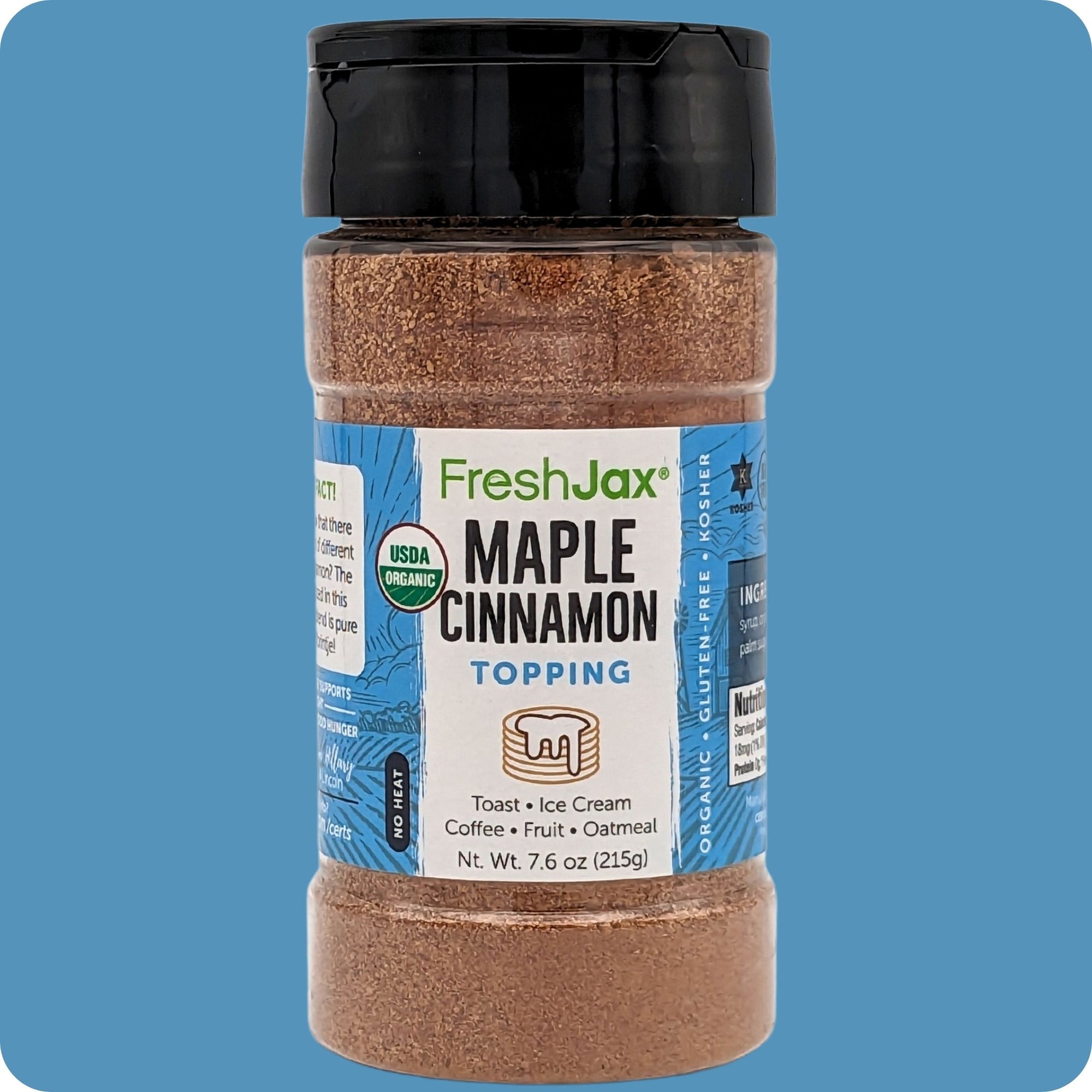 FreshJax Organic Maple Cinnamon Blend – Cozy Sweetness in Every Sprink