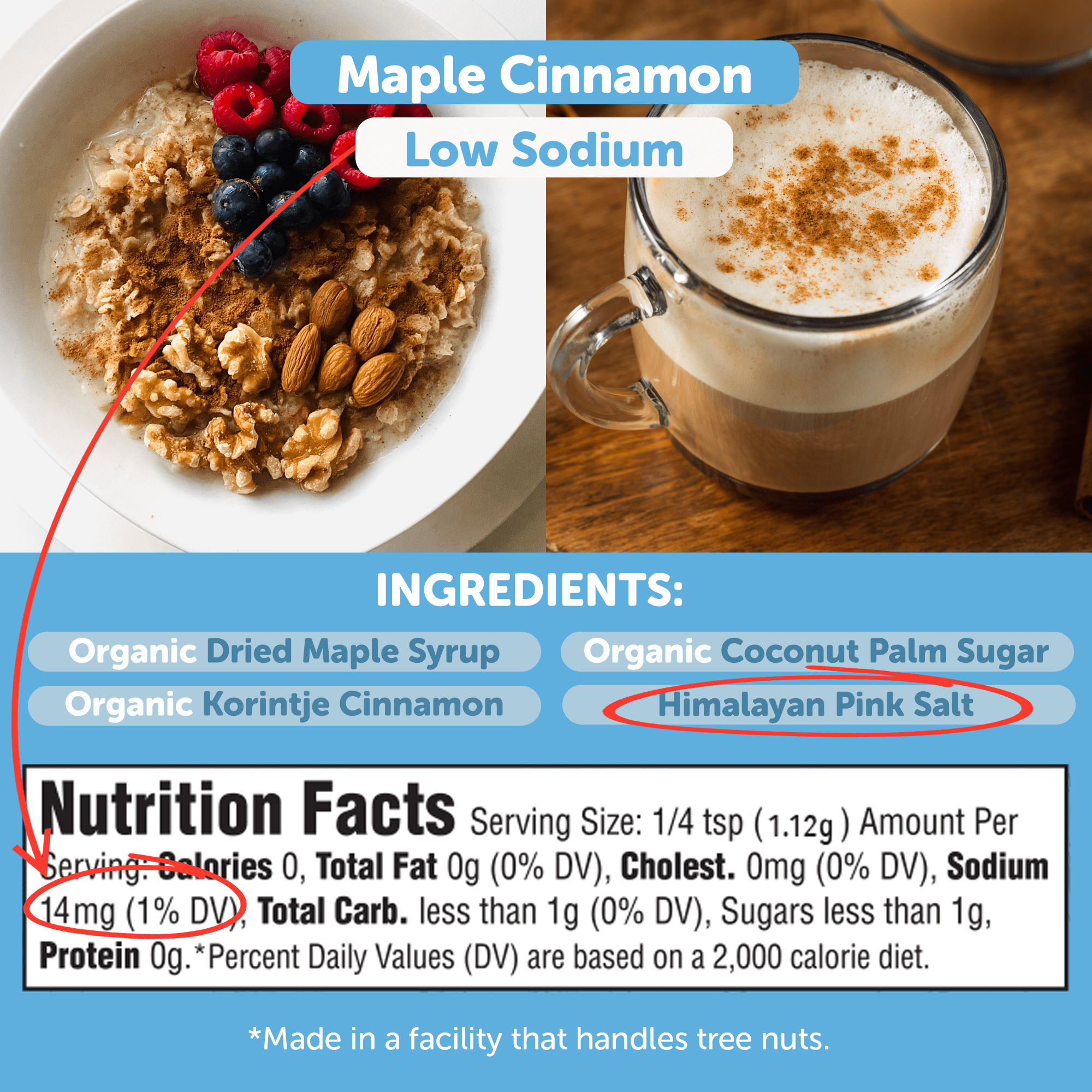 Organic Maple Cinnamon Blend – Cozy Sweetness in Every Sprinkle – FreshJax
