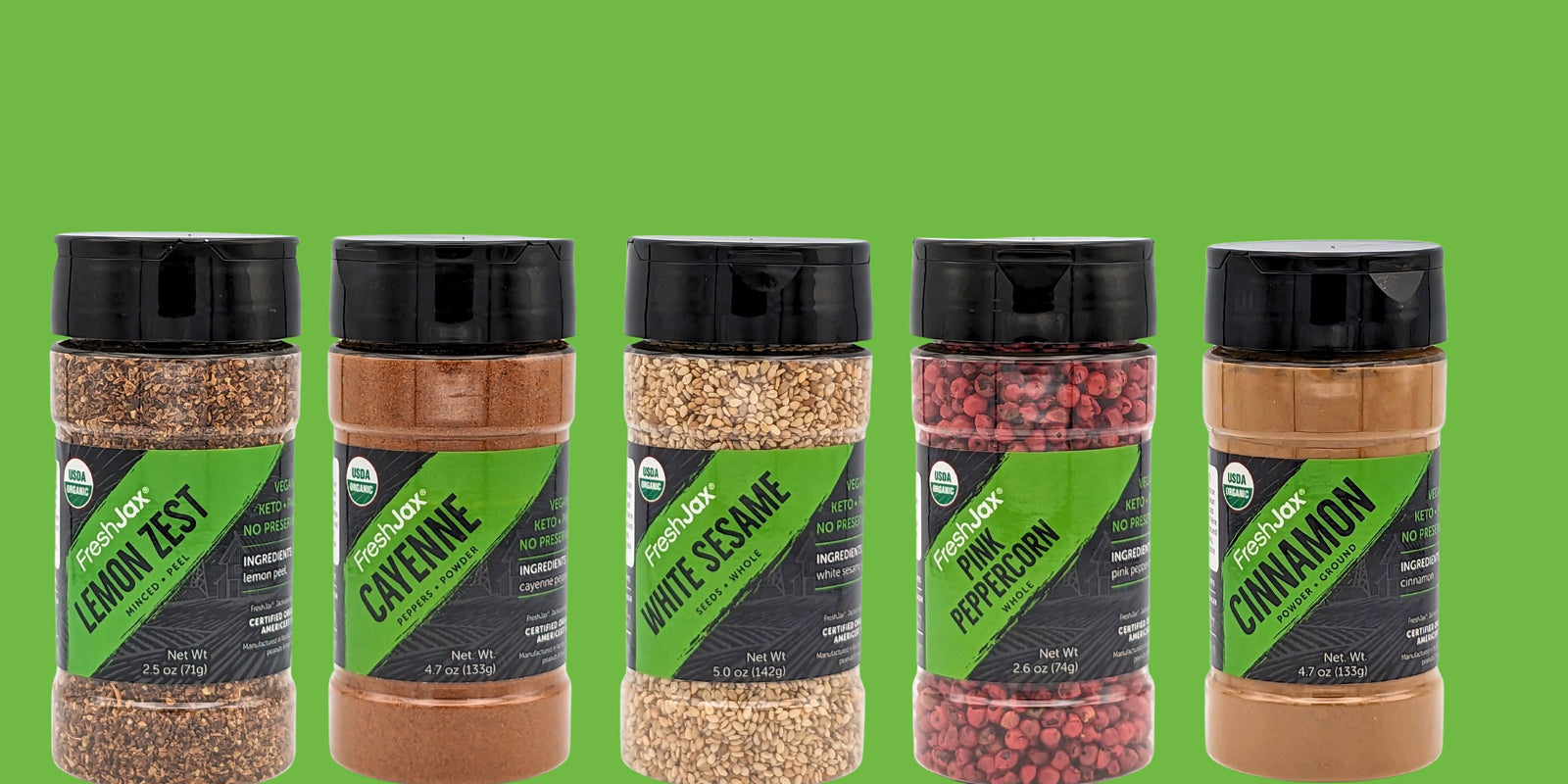 Organic Single-Ingredient Spices