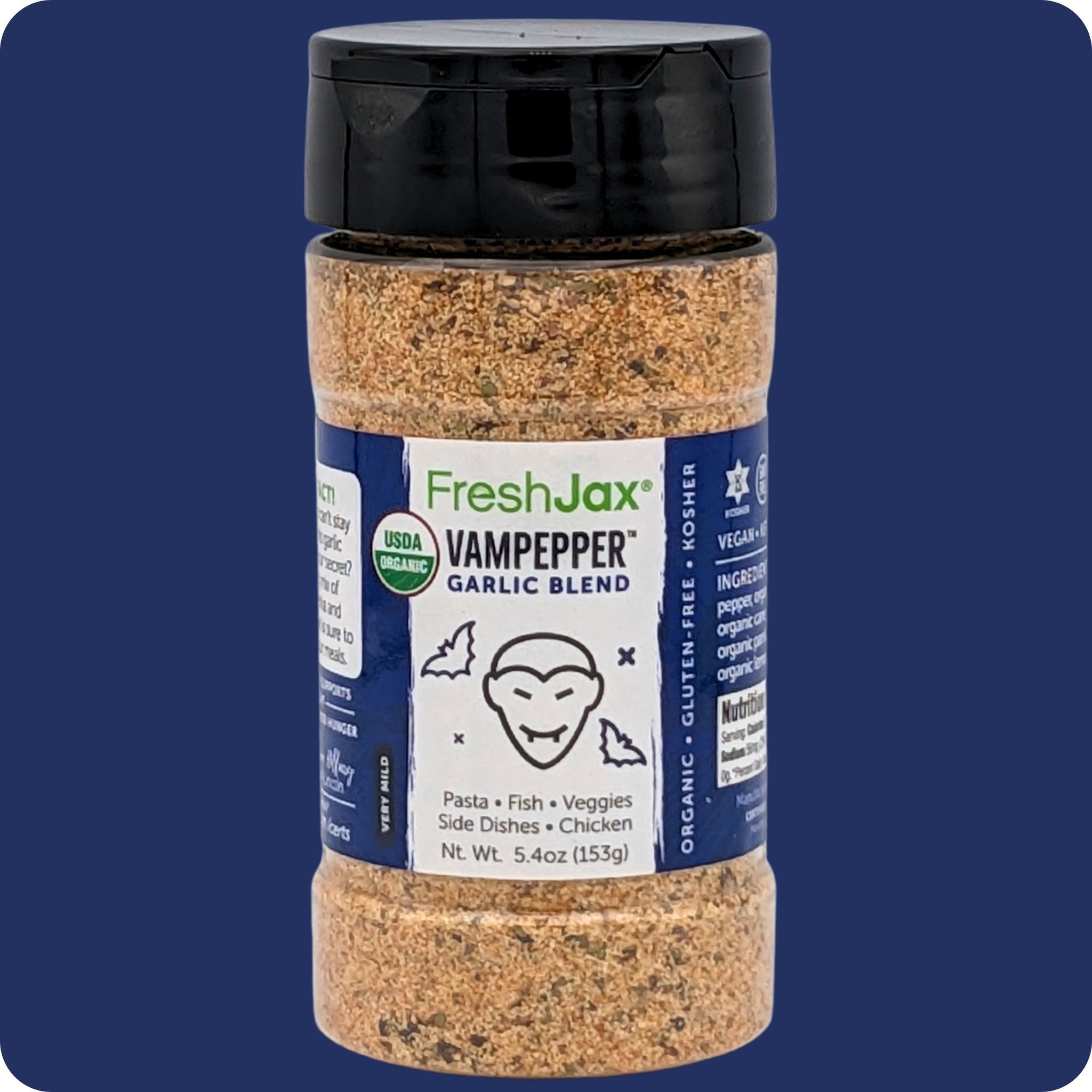VamPepper® Garlic Pepper Blend – Bold, Smoky Garlic Flavor with a Bite